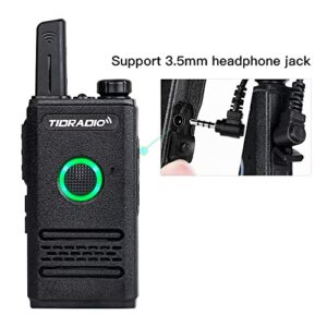 TIDRADIO Walkie Talkies for Adults Two Way Radios Long Range,10 Pack,22 Channels,Dual PTT for Manufacturing Restaurant Business Commercial Hunting Hiking Healthcare