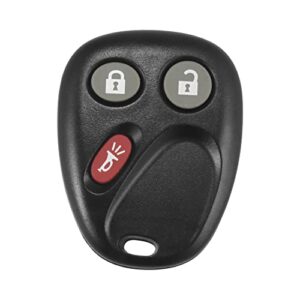 x autohaux 315mhz myt3x6898b replacement keyless entry remote car key fob for chevy trailblazer for gmc envoy 2002-2007 for isuzu ascender 2003-2008 for buick rainier 2004-2007 3 buttons