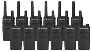 12 pack of motorola rmu2040 two way radio walkie talkies