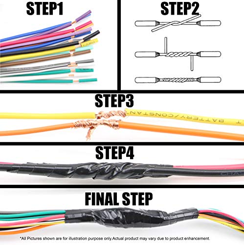 Xtenzi Car Radio Wire Harness Compatible with Power Acoustik CD DVD Navigation in-Dash - XT91065