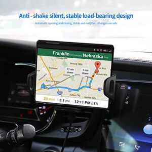 Natune Wireless Car Charger Mount,15W Qi Fast Charging Car Mount with Air Vent and Dashboard Cell Phone Holder, Compatible with Galaxy Z Fold 4/3/2 Samsung S22/Note20, iPhone 14/13/12/11/X/8,Pixel 7