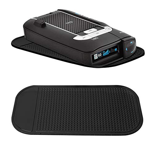 Radar Detector Dash Mat - Anti-Slip Magic Pad, Car Dashboard Non Slip Mat Dashboard Magic Mounting Pad for Radar Detector Passport 9500ix, Escort, Cobra, Beltronics, Whistler, Cell Phone (2 Pack)