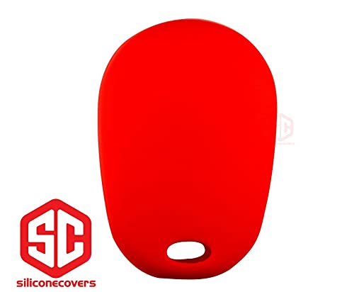 SiliconeCovers 1x New Key Fob Remote Fobik Silicone Cover Fit For & Compatible With Toyota - GQ43VT20T-SC05, Red