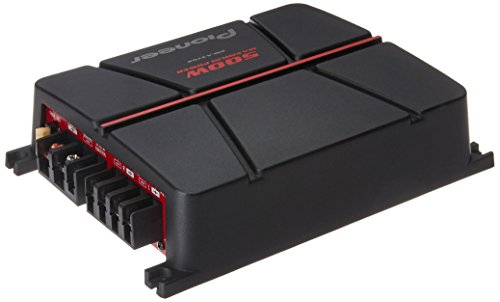 Pioneer GM-A3702 2-Channel Bridgeable Amplifier ,Black/red