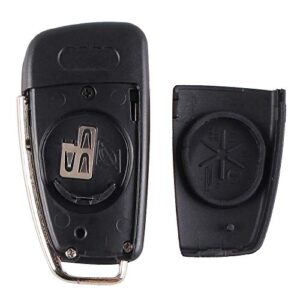 Keyless Entry Remote Key Fob A3 A4 A6 A8 TT Q7 S6, 4 Button Entry Remote Control Replacement for MYT8Z0837231, 4D0837231E, 4D0837231P (NO Chips)