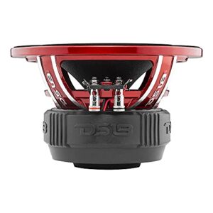 DS18 PRO-HY6.4B 6.5" Hybrid Mid-Range Car Audio Loudspeaker with 1" VC Built-in Compression Driver Horn and Water Resistant Cone 450W Max 225W RMS 4 Ohms (1 Speaker)