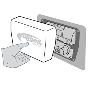 Rugged Radios Magnetic Radio Cover for Mobile Radios by Scosche - #RCM-DMU