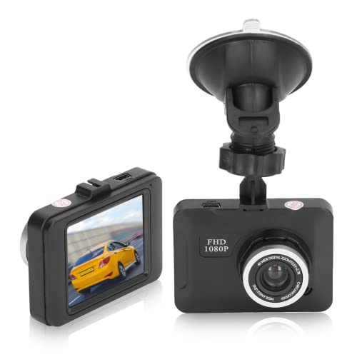 Dash Cam, 1080P Full HD Smart Dash Camera Dash Cam Front Rear Camera with Motion Detection, Loop Recording, G Sensor, Parking Mode, Dashboard Camera