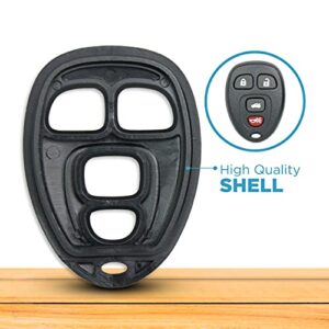 Keyless2Go Replacement for New Shell Case and 4 Button Pad for Remote Key Fob with FCC OUC60270 - Shell ONLY