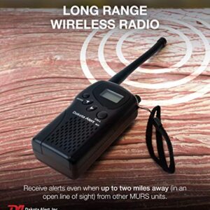 Dakota Alert MURS Radio - M538-HT MURS Wireless VHF Transceiver - Handheld 2-Way Radio License Free - Multi-Use Radio Service, MURS Walkie Talkie