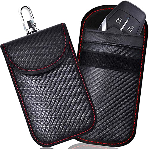 Todoxi Faraday Key Fob Protector (2 pack) Faraday Bags Car Key Signal Blocking, Car Security Protection Pouch