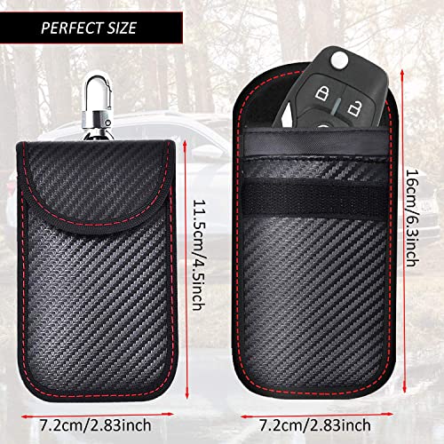 Todoxi Faraday Key Fob Protector (2 pack) Faraday Bags Car Key Signal Blocking, Car Security Protection Pouch