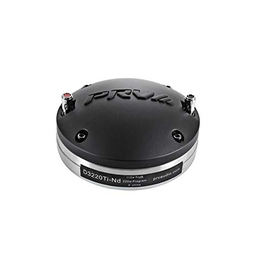 PRV AUDIO D3220Ti-Nd 2" Exit Titanium Neodymium 220 Watts RMS Pro Audio Compression Driver 3" VC 110dB (Single)