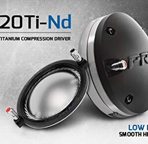 PRV AUDIO D3220Ti-Nd 2" Exit Titanium Neodymium 220 Watts RMS Pro Audio Compression Driver 3" VC 110dB (Single)