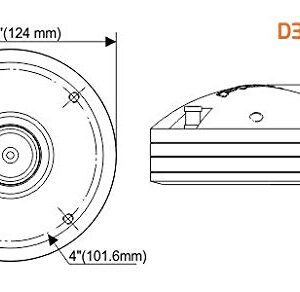 PRV AUDIO D3220Ti-Nd 2" Exit Titanium Neodymium 220 Watts RMS Pro Audio Compression Driver 3" VC 110dB (Single)