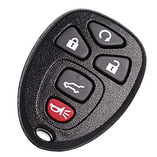 Remote Key Fob Replacement Fits for Chevy Traverse 2007-2016 Tahoe Suburban GMC Acadia Yukon XL Buick Enclave Cadillac Escalade Saturn Outlook OUC60270 OUC60221 Keyless Entry Remote Control 15913415