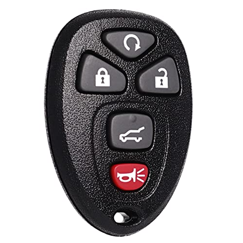 Remote Key Fob Replacement Fits for Chevy Traverse 2007-2016 Tahoe Suburban GMC Acadia Yukon XL Buick Enclave Cadillac Escalade Saturn Outlook OUC60270 OUC60221 Keyless Entry Remote Control 15913415