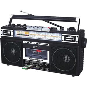 Supersonic Portable AM/FM Radio, Black