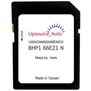 sd card gps navigation map bhp1-66-ez1n compatible with mazda: 3, 6, cx3, cx9, cx5. usa/can/mex maps accessories sport/touring/grand touring (bhp166ez1n), black