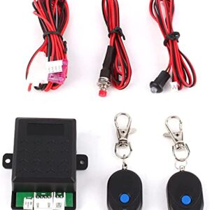 Universal 12V Car Alarm Immobilizer Anti Theft System + 2 Remote Controller