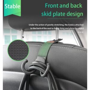 Strong Nylon hooks for car headrest (1pair)