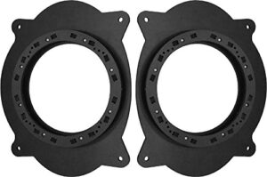 mjm car speaker adapters speaker adapter spacer rings fits 2016-2019 nissan titan front doors – sak140_55-1 pair