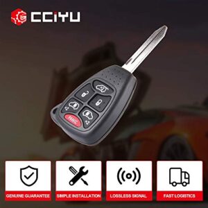 cciyu X 1 Flip Key Fob with Key Blade 6 buttons Replacement for 04 05 06 07 for Chrysler Town andamp Country for Dodge for Caravan for Caravan Series with FCC M3N5WY72XX