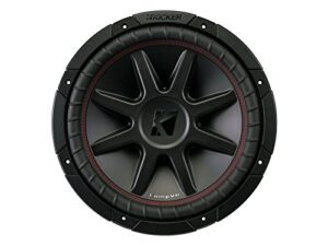 kicker compvr 12-inch (30cm) subwoofer, dvc, 2-ohm, 400w