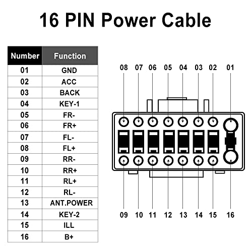 Stereo Harness for New and Old Toyota Low Configuration Power Cable