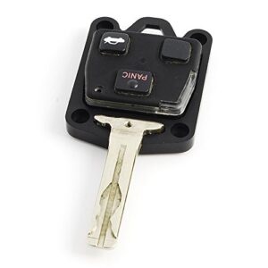 STAUBER Key Shell Replacement for Lexus/NO Locksmith Required Using Your Old Key and chip! - Black