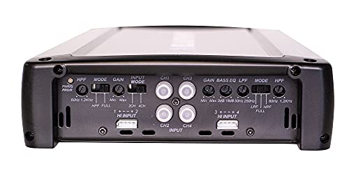 BLAUPUNKT 1600W 4-Channel, Full-Range Amplifier AMP1604, Black