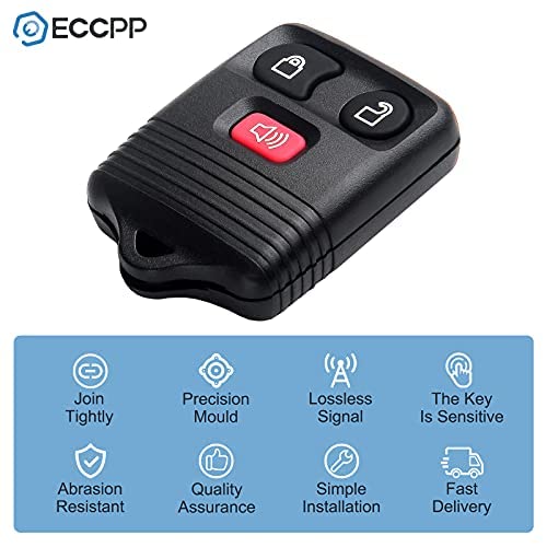 ECCPP for Ford f150 Key fob Keyless Entry Remote Key Fob CWTWB1U212 for Ford for Mazda Key fob for Lincoln Key fob for Mercury CWTWB1U331 CWTWB1U345 programmable Key fob 2pcs