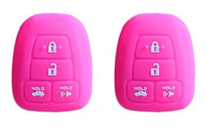 kawihen silicone key fob protector cover fit for scion fr-s tc toyota avalon camry corolla highlander rav4 venza yaris hyq12bdm hyq12bel hyq12bdp