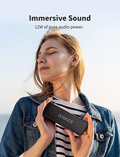 Anker Soundcore 2 Portable Bluetooth Speaker with 12W Stereo Sound (Renewed)