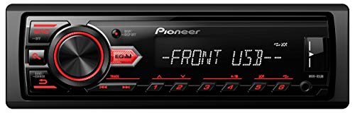 Pioneer MVH-85UB Digital Media Car Stereo Receiver , USB , Auxiliary , MP3 Playback , Mixtrax , Media App Control , Siri Eyes Free Compatible