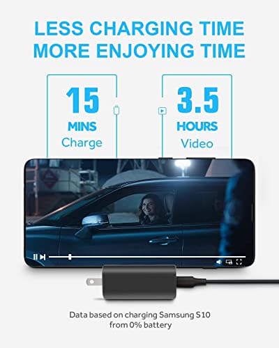 NANAMI Fast Wireless Charger with 30W USB C Power Adapter, Qi Certified Charging Stand 7.5W Compatible iPhone 12/SE 2/11 Pro/XS Max/XR/X/8 Plus,10W for Samsung Galaxy S20+/S10/S9/S8/Note 20Ultra/10/9