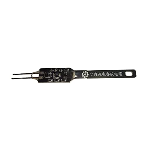 Huuog Capacitor Discharge Pen Switch Supply Repair Discharge Protection with LED AC8-380V/DC 12-540V, Black