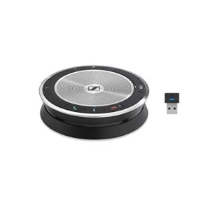 sennheiser enterprise solutions expand sp 30t (508392) portable sound-enhanced speakerphone | pc, mobile phone & softphone connection | microsoft teams certified, black