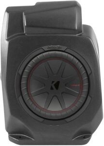 kicker compr subwoofer // ssv 10″ subwoofer+ rz5-ud10u enclosure for polaris rzr pro xp/pro xp 4