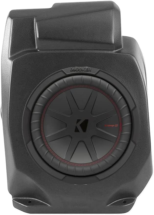 Kicker CompR Subwoofer // SSV 10" Subwoofer+ RZ5-UD10U Enclosure for Polaris RZR Pro XP/Pro XP 4