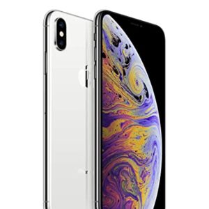 Apple iPhone XS Max, 64GB, Silver - For AT&T (Renewed)