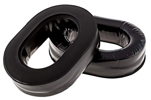 KORE AVIATION Ultra Plush Silicone Gel Ear Seal Replacement for Aviation, Racing, Safety Style Headsets (Sold in Pairs) with Fitted Cloth Ear Covers