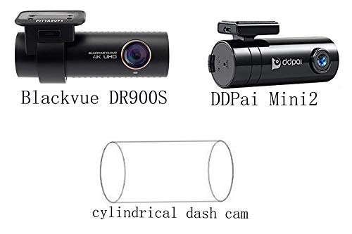 Dash Cam Mirror Mount - Fits Cylindrical BlackVue DR900S/750S/650S Series/DDPAI Car Rearview Mirror Mount Kit