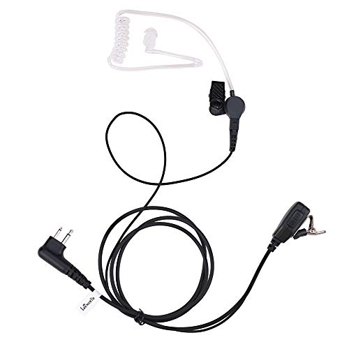 LEIMAXTE CLS1110 Earpiece,Compatible with Motorola RDM2070D CLS1110 CLS1410 CP185 CP200 CP200D RDU4100 2 Way Radio with Mic PTT Walkie Talkie Security Acoustic Tube Surveillance Headset