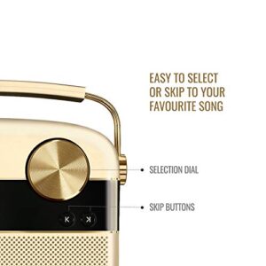 Saregama Carvaan 2.0 Portable Digital Music Player - Sound by Harman/Kardon (with 20,000 Songs) (with WiFi, Champagne Gold Color)