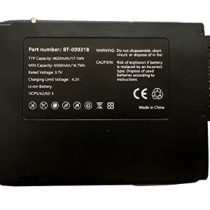 FITHOOD BT-000318 Battery Replacement for Symbol TC70 TC77 TC75 TC72 BT-000318 82-171249-01 82-171249-02 Battery（4500mAh,3.7v）