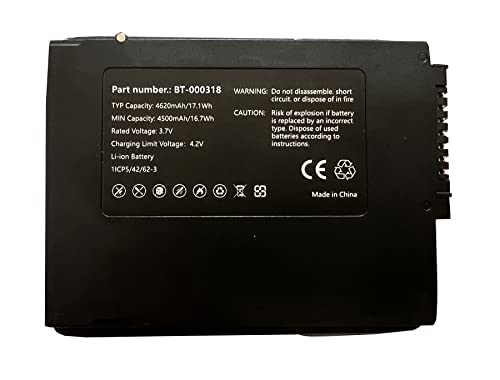 FITHOOD BT-000318 Battery Replacement for Symbol TC70 TC77 TC75 TC72 BT-000318 82-171249-01 82-171249-02 Battery（4500mAh,3.7v）