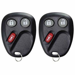 2 keylessoption replacement keyless entry remote control key fob for 15051014, 15008008, 15008009, myt3x6898b