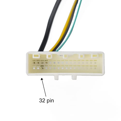 Backup Camera Retention Wire Harness UX-NI006 for Nissan Frontier Juke Rogue Sentra Cube Murano Quest Leaf ,Includes 12v to 6v Converter