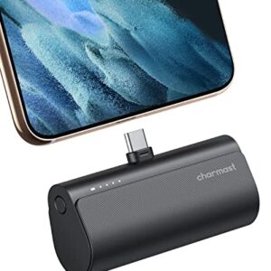 Small Portable Charger 5000mAh, Charmast Ultra-Compact 20W PD 18W QC 3.0 Fast Charging Power Bank Mini Battery Pack Compatible with iPhone 14/14 Pro Max/13/13 Pro Max, Samsung Galaxy S21, S20, S10, Mo